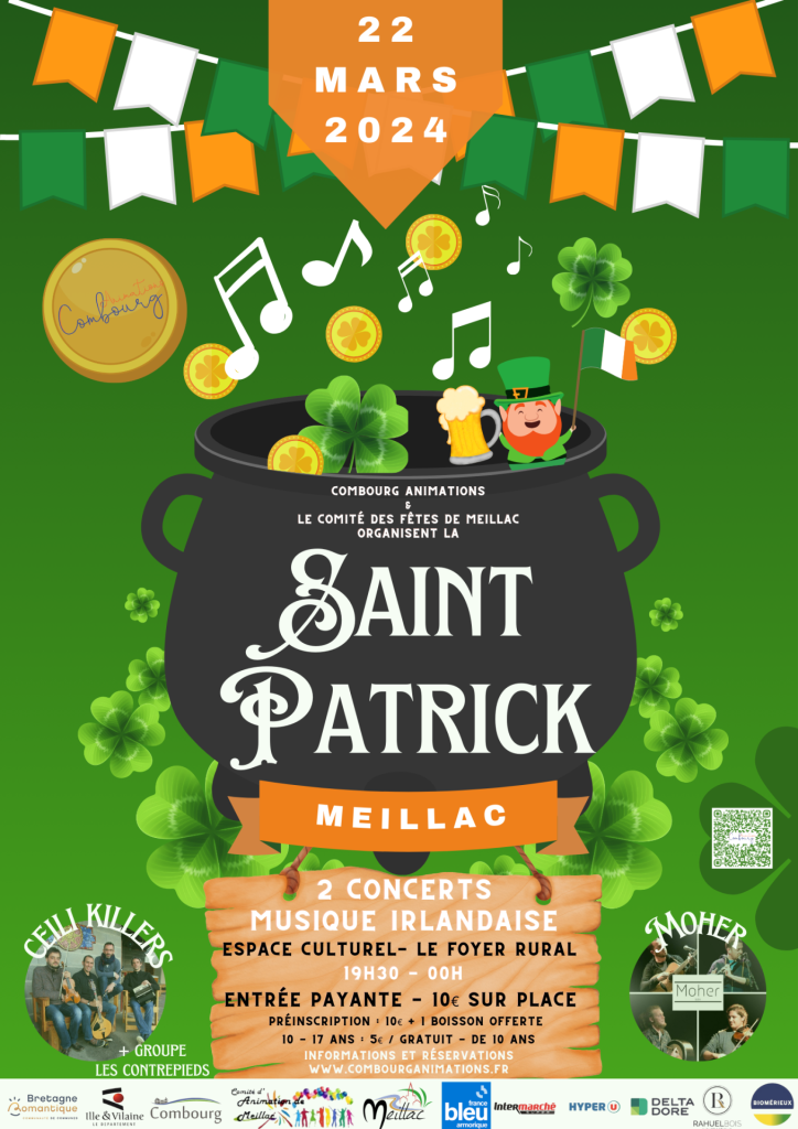 Fête de la Saint Patrick - Combourg Animations